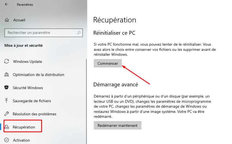 Comment réinitialiser un PC : guide étape par étape